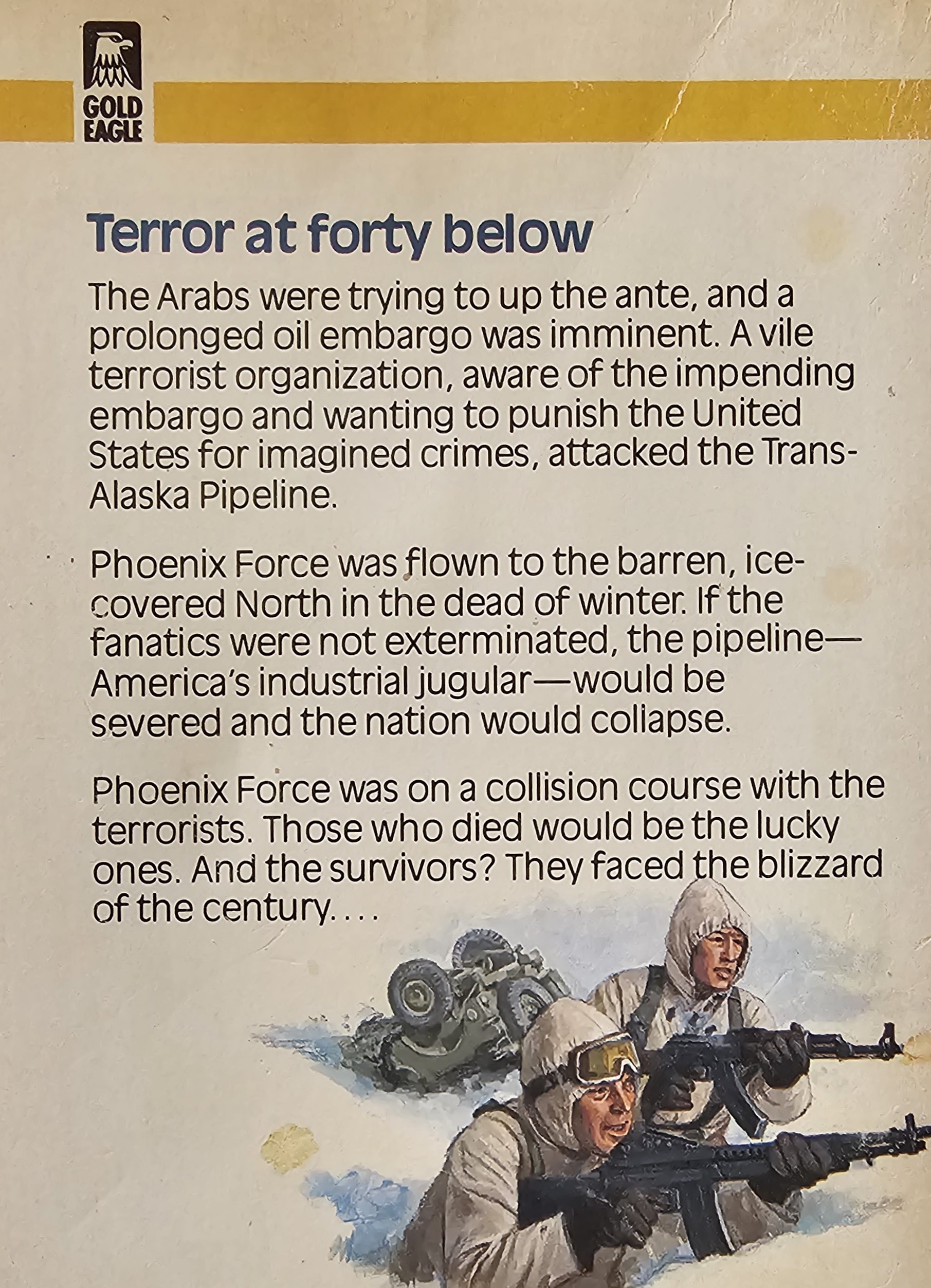 Phoenix Force #6 White Hell by Gar Wilson - Preloved Paperback - Buki Huki