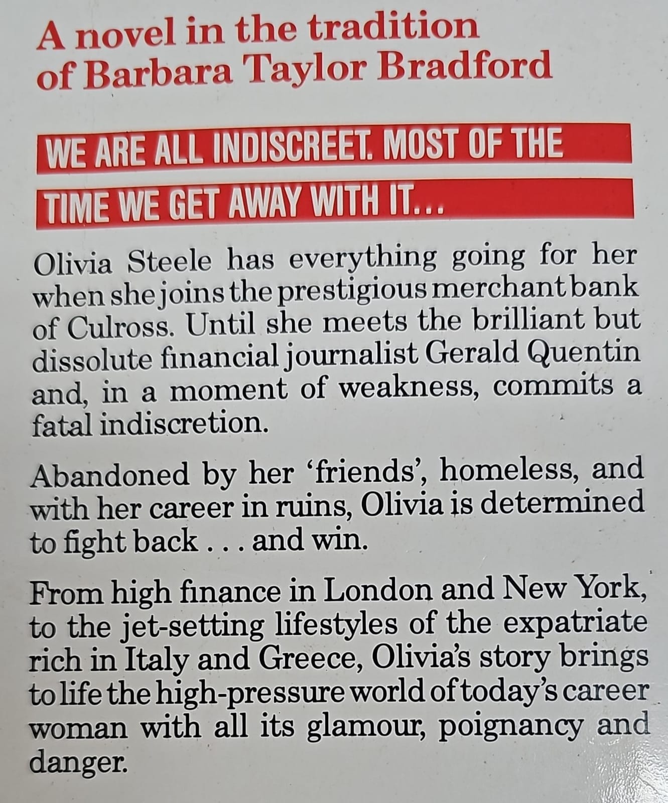 The Indiscretion - Diana Stainforth Preloved Paperback - Buki Huki